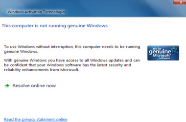 How should one remove Windows 7 genuine message? - The Official ...