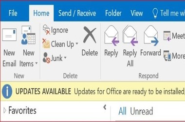 Disabling “Updates for Office are ready to be installed” notificatons ...